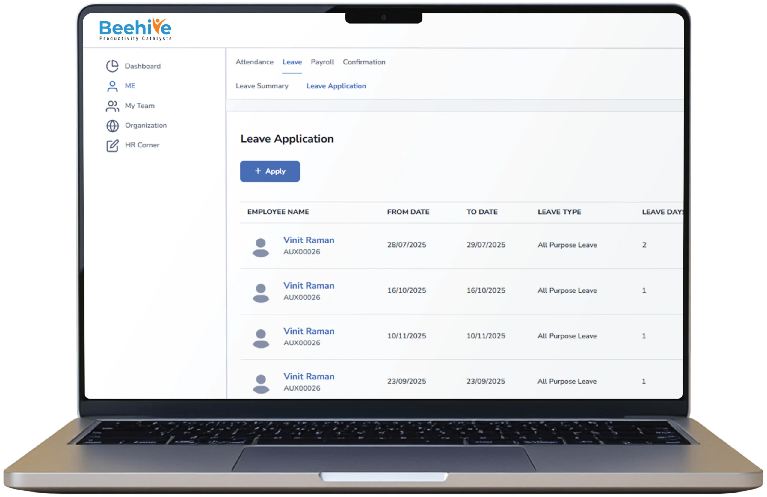 HR Software – Beehive HRMS